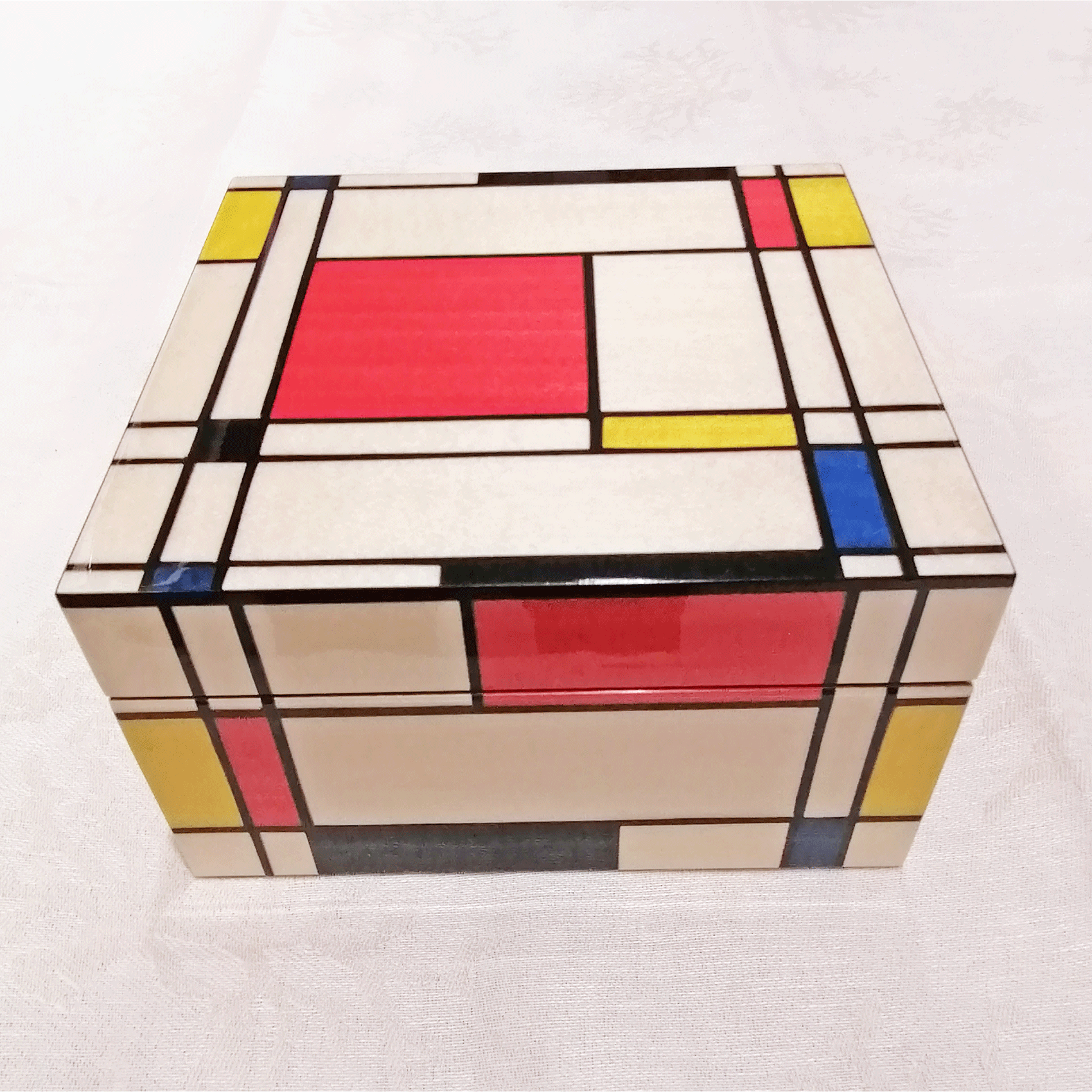 Mondrian 7"x7"x3,9" - La Bottega delle Arti